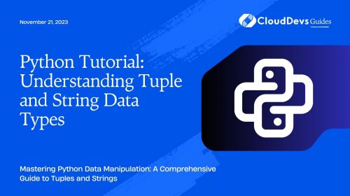 Python Tutorial: Understanding Tuple and String Data Types